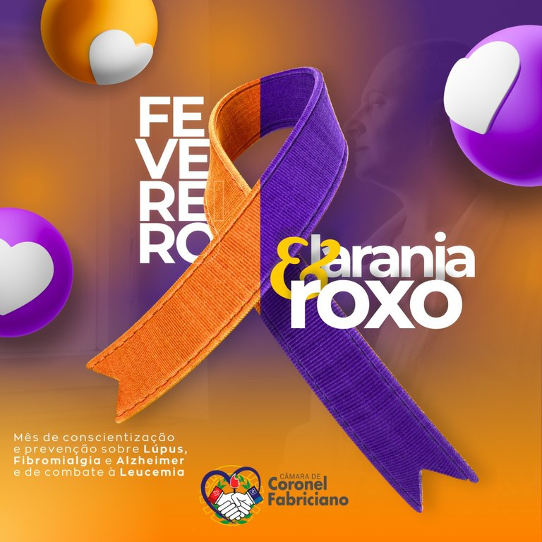 Fevereiro Roxo & Laranja: Mês de Conscientização sobre Lúpus ...